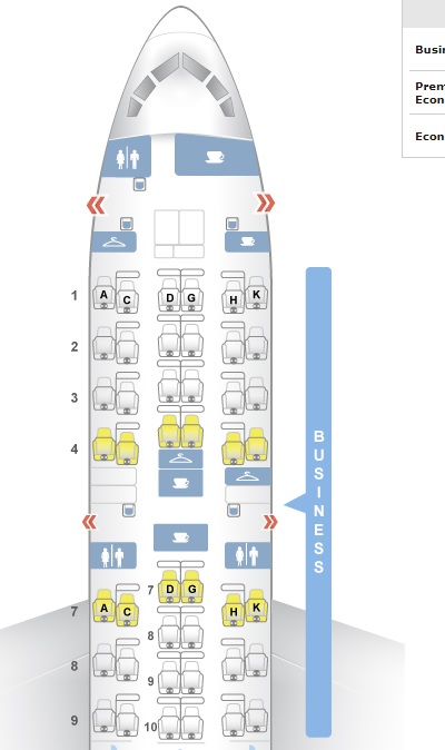 Mapa De Assentos Da Asian Airlines A380